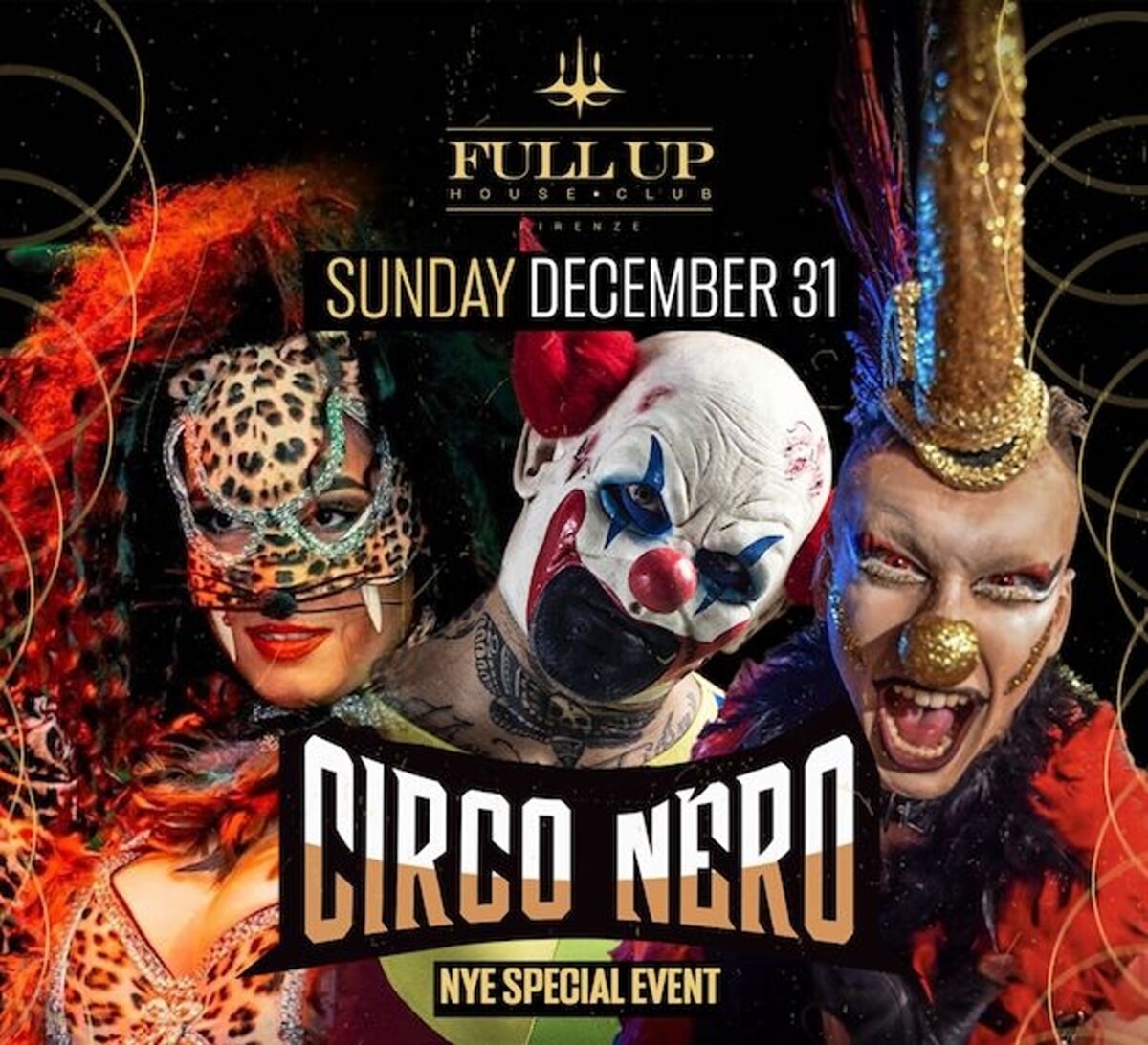 Capodanno 2024 con il Circo Nero al Full up Club Firenze ...